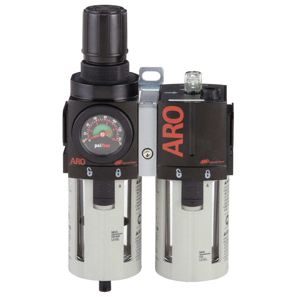 Filtro, regulador y Lubricador FRL, 2 piezas, 1/2", C38341-600 – Distribuidora de equipo ...